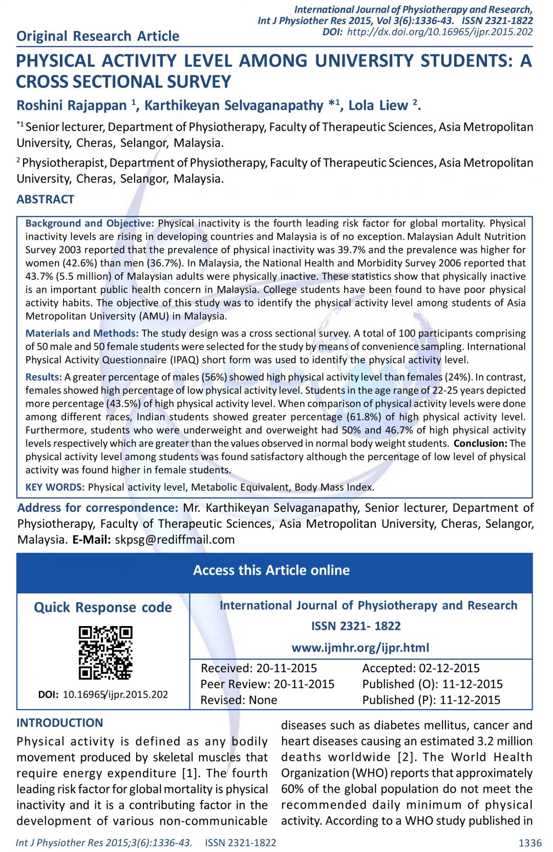 Research | Global Physiotherapy Centre